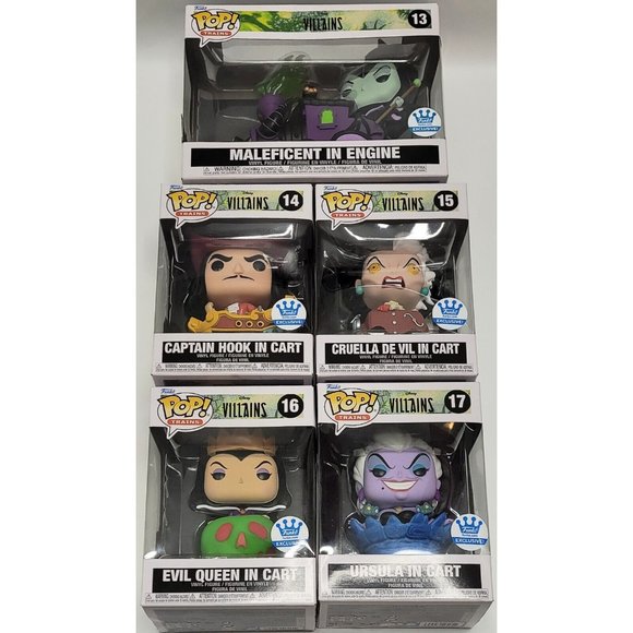 Funko | Toys | Funko Pop Trains Disney Villains Bundle | Poshmark
